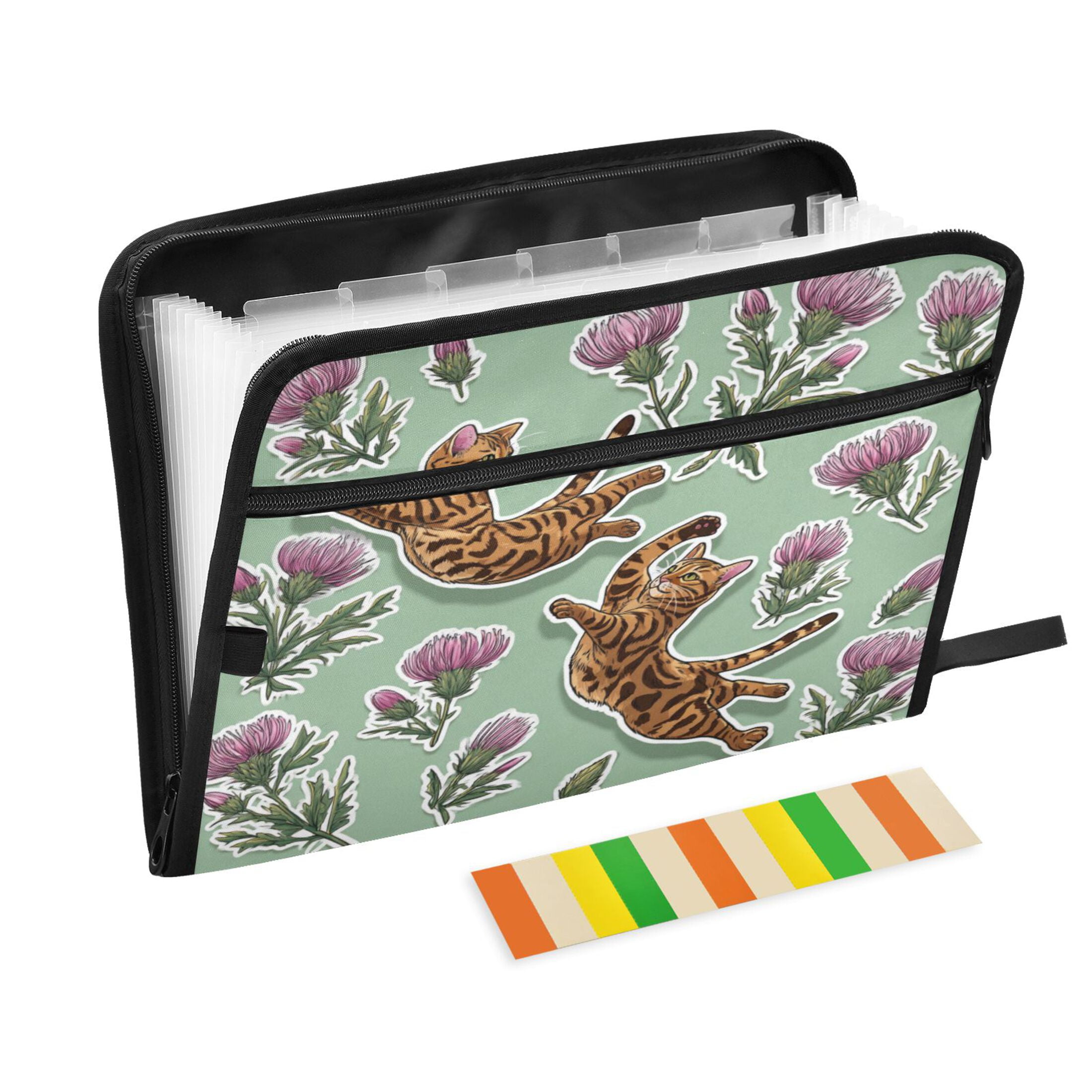 13 Individual Pockets Organ Folder Waterproof A4 Size File Folder Home ...