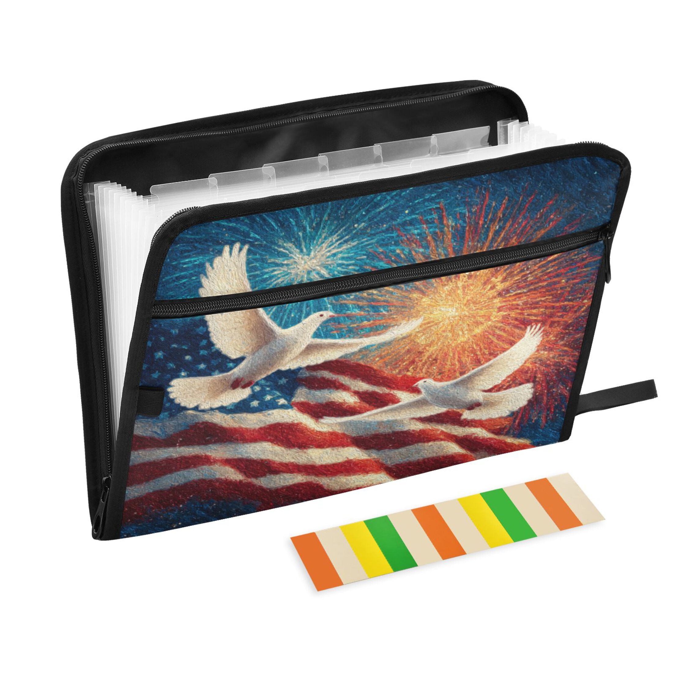 13 Individual Pockets Organ Folder Waterproof A4 Size File Folder Home ...