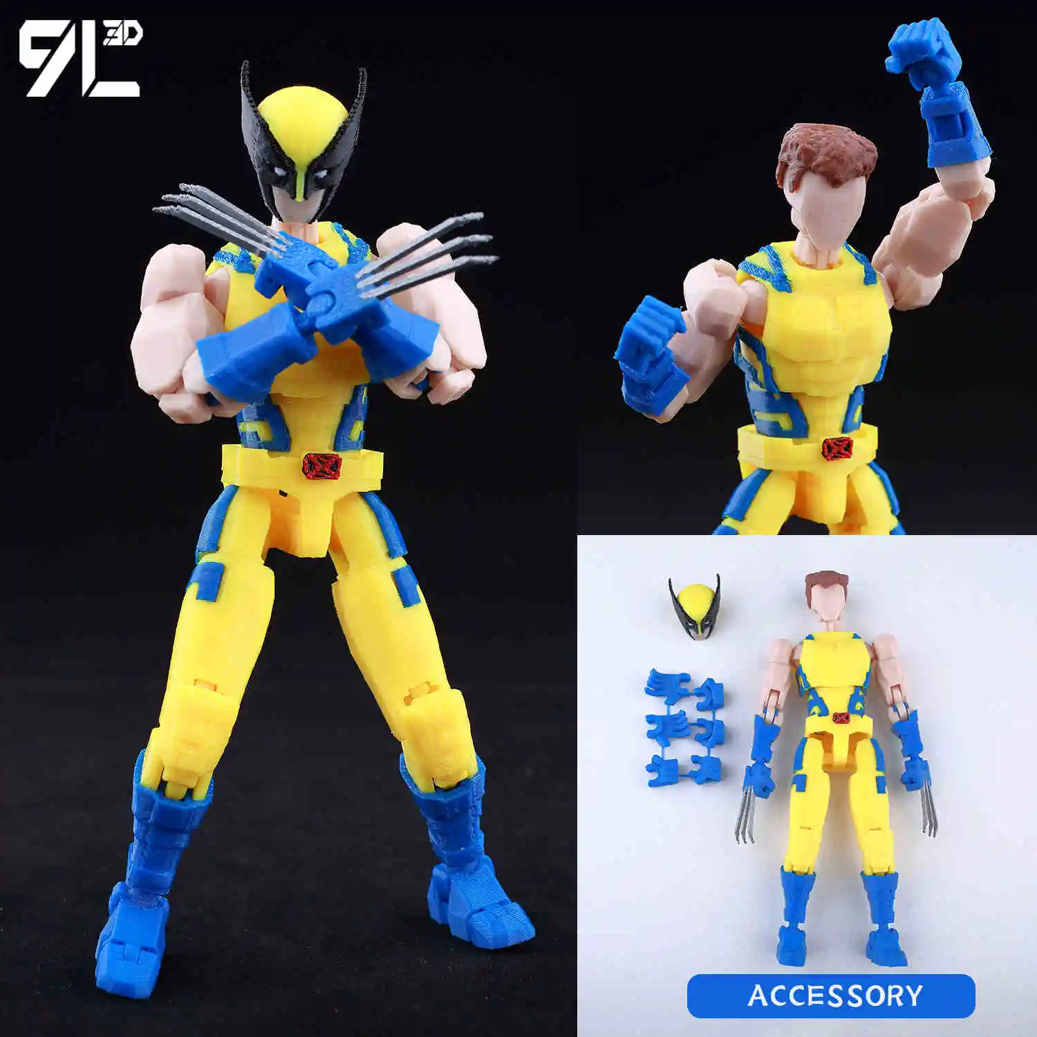 13 Invincible Boy T13 Multi-Jointed Movable Shapeshift Anime 3d Printed ...