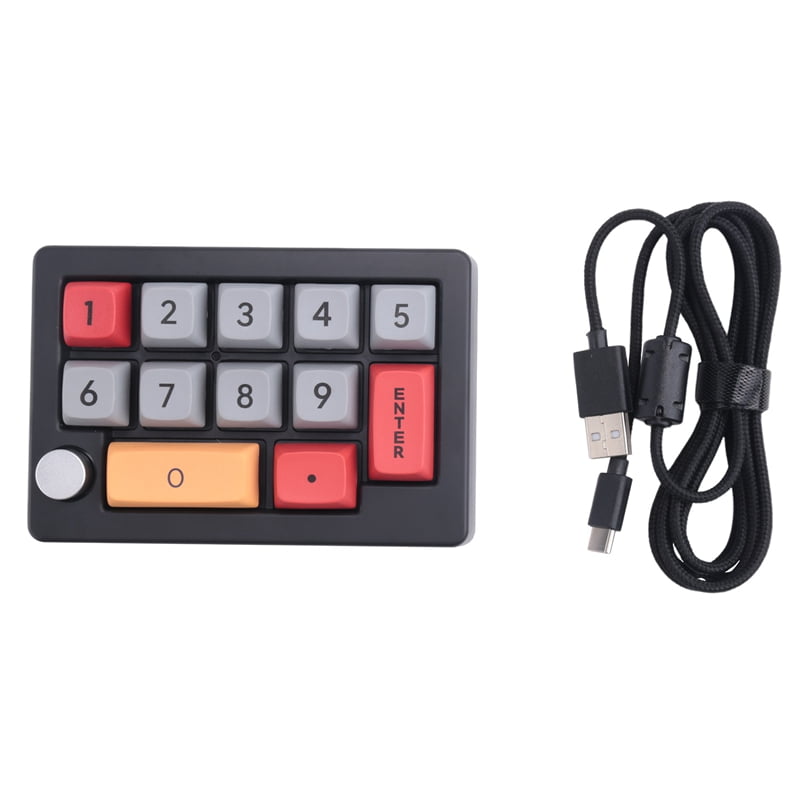 13 Key Macro Programmable Hot Swappable Mechanical Switch 7 Color RGB ...