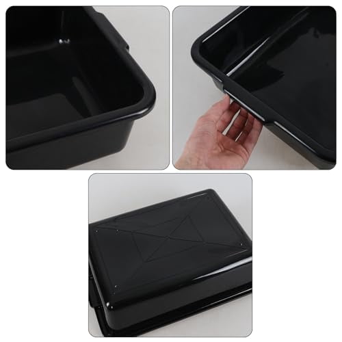 13 L Plastic Kitchen Bus Tubs, Pack of 12 Commercial Bus Tray Box Wash ...