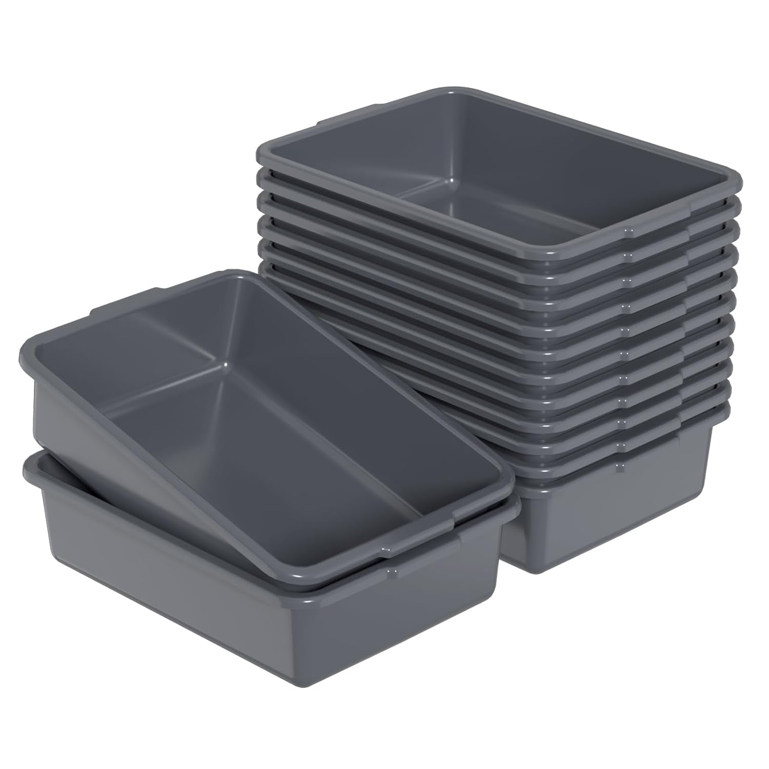 13 L Plastic Utility Bus Tubs, Commercial Plastic Restaurant Dish Tub ...