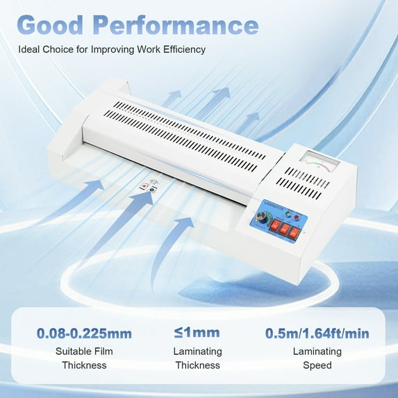 13" Laminating Machine A3 A4 Thermal Laminator Machine 4 Roller Hot ...