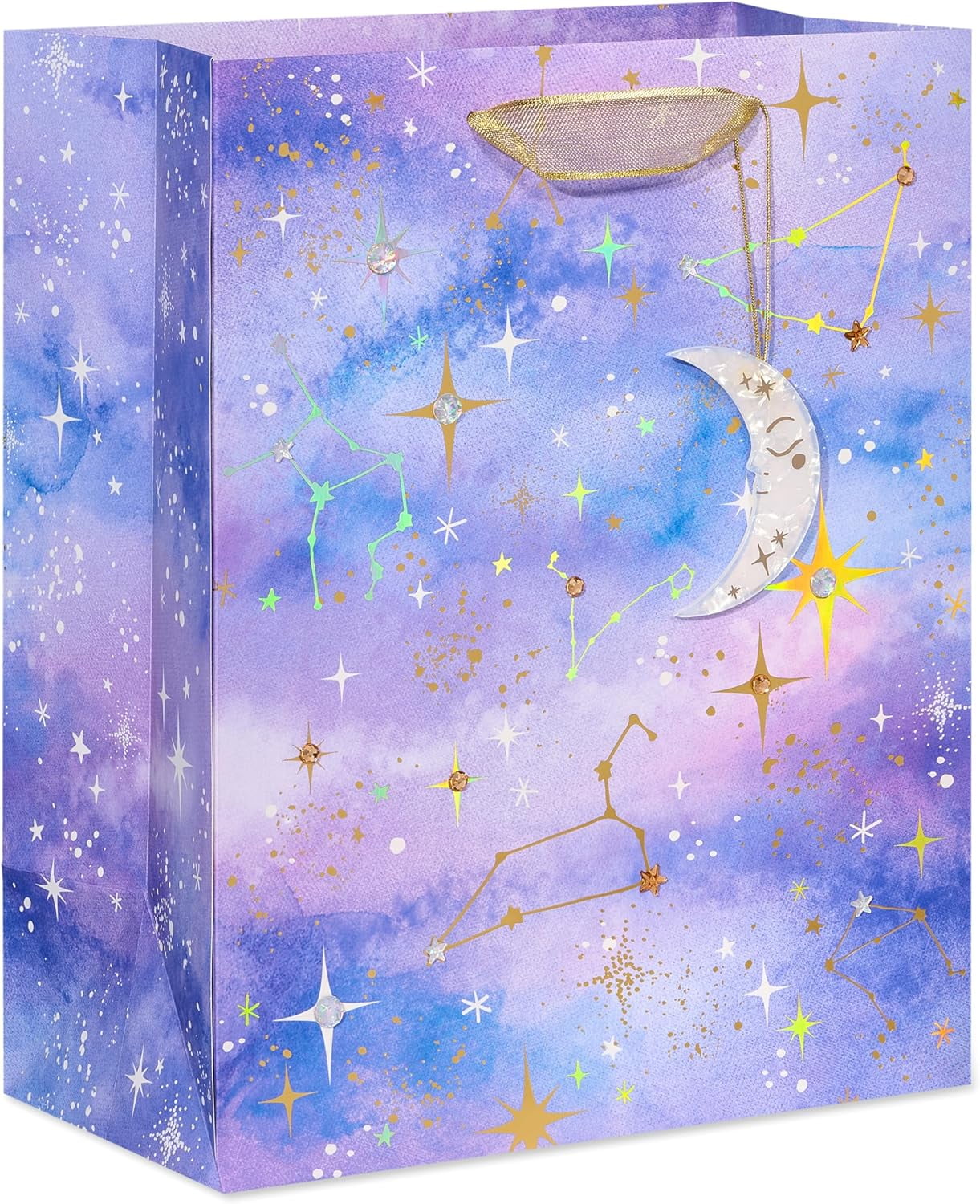 13" Large Gift Bag (Celestial Constellations) for Birthdays, Bridal ...