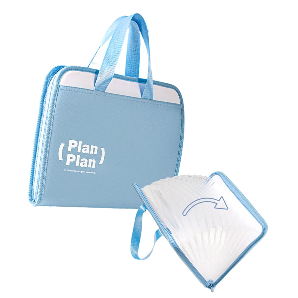 13-Layer Expanding File Folder Document Storage Bag for Sorting ...