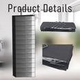 13-Layer Over-Door Hanging Storage Bag, Large Lattice Fabric Organizer ...