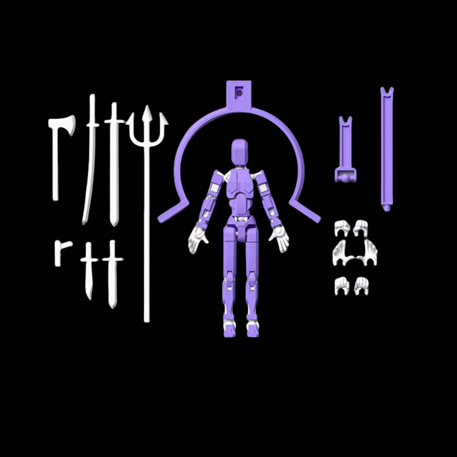 13 Magnetic Action Figure Set, 3D Magnetic Action Figure Set, 3D ...