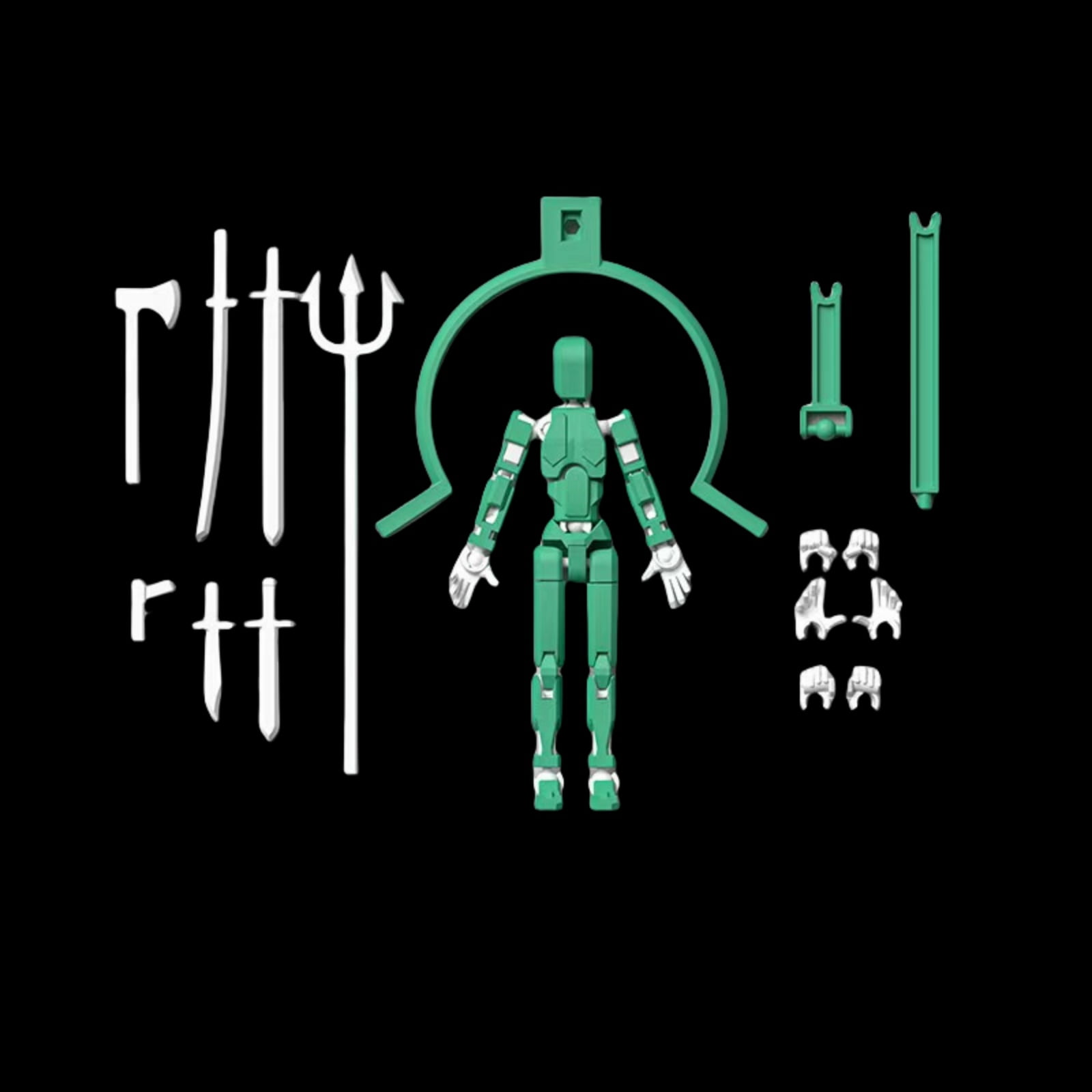 13 Magnetic Action Figure Set, 3D Magnetic Action Figure Set, 3D ...