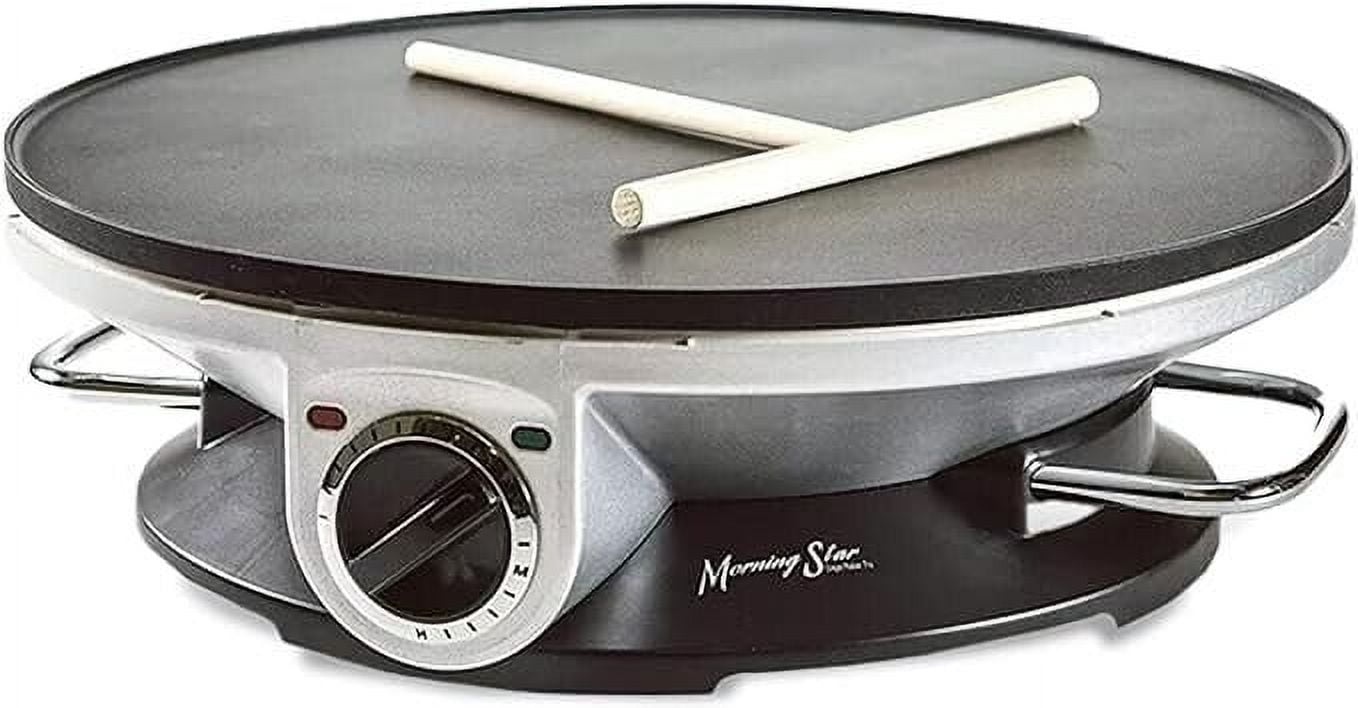 13” Morning Star Electric Crepe Maker | Multi-Function Tortilla & Roti ...