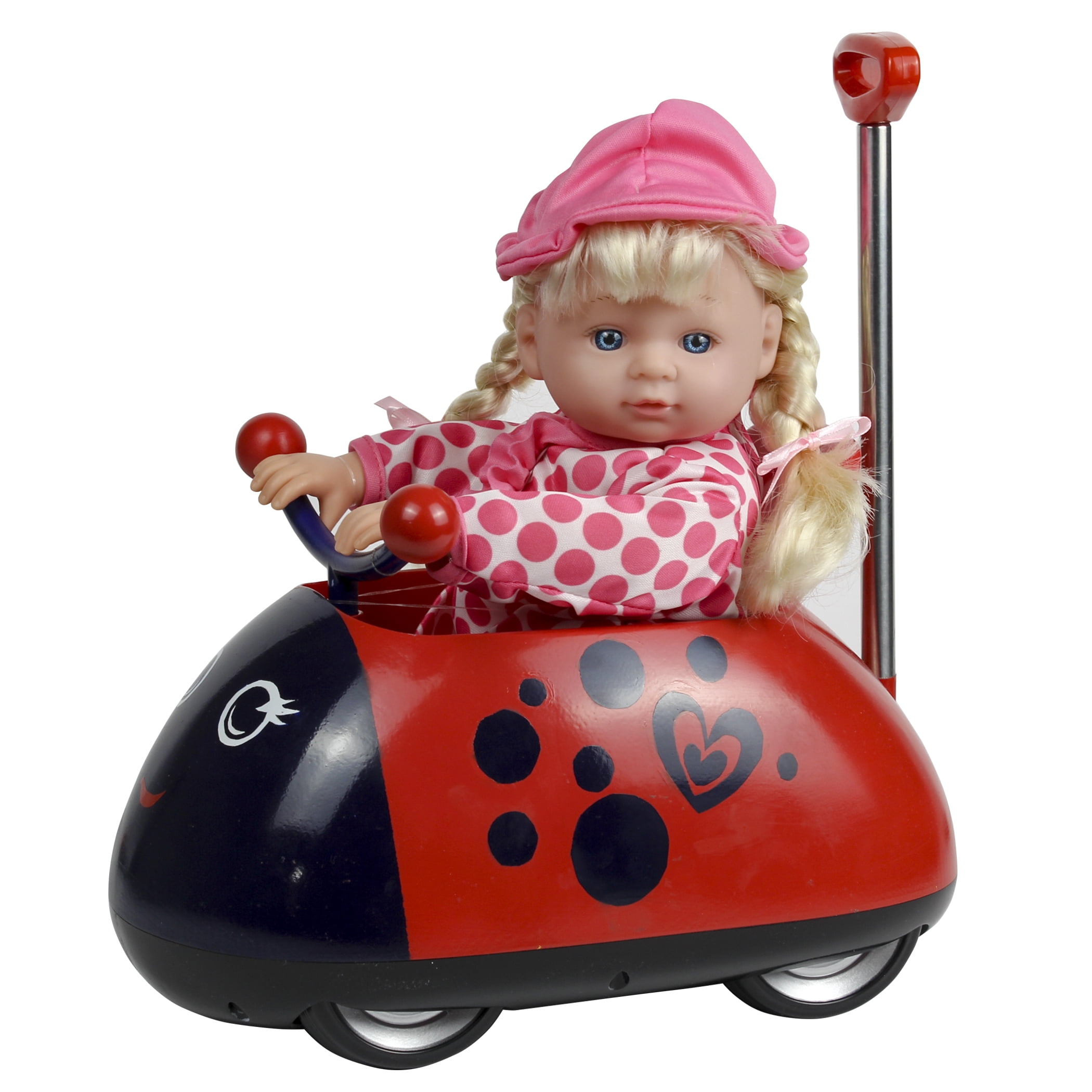 13" My First Ladybug Rideon with Telescopic Handle - Walmart.com