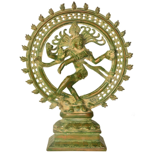 13" Nataraja Brass Sculpture | Handmade | Made in India - Brass Statue ...