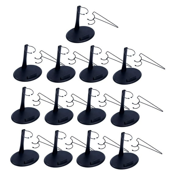 13 PCS 12 inch Dolls Stand Action Figure Stand 1/6 U & Shape Action ...