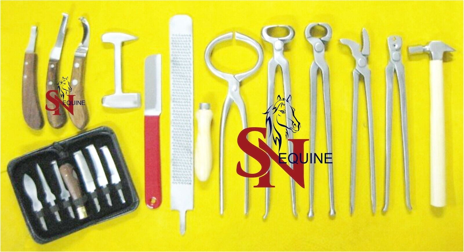 13 PCS Farrier Horse Hoof Kit Nippers & All Basic Farrier Tools ...