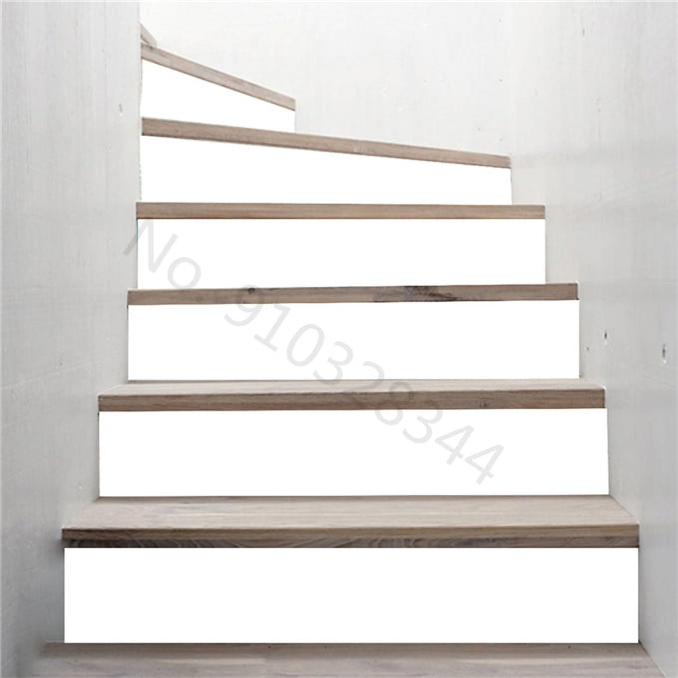 13 PCS White Grey Staircase Upholstery Stairway Decal Stickers Self ...