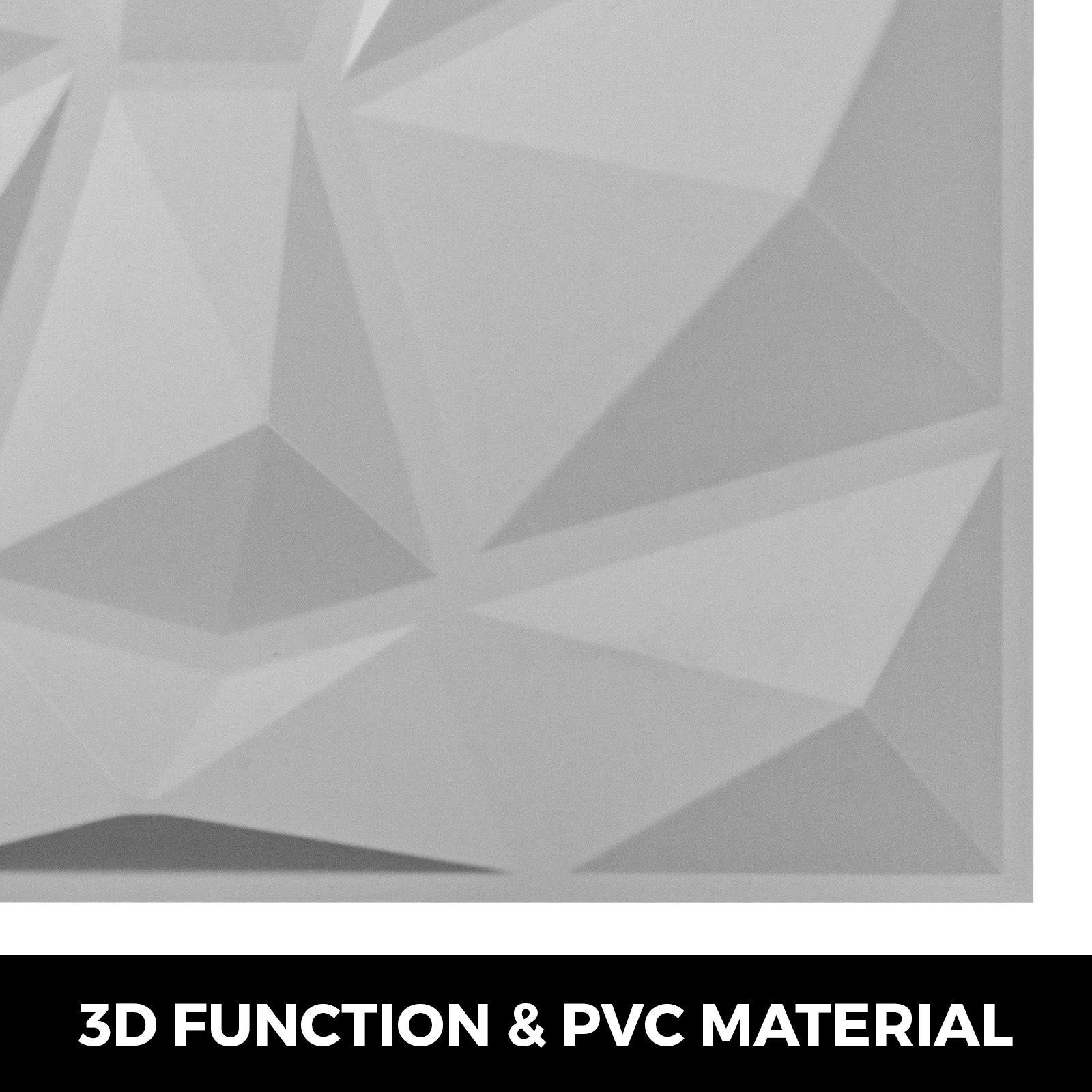 13 Pack 19.7x19.7Inches Diamond White 3D PVC Wave Panels for Interior ...
