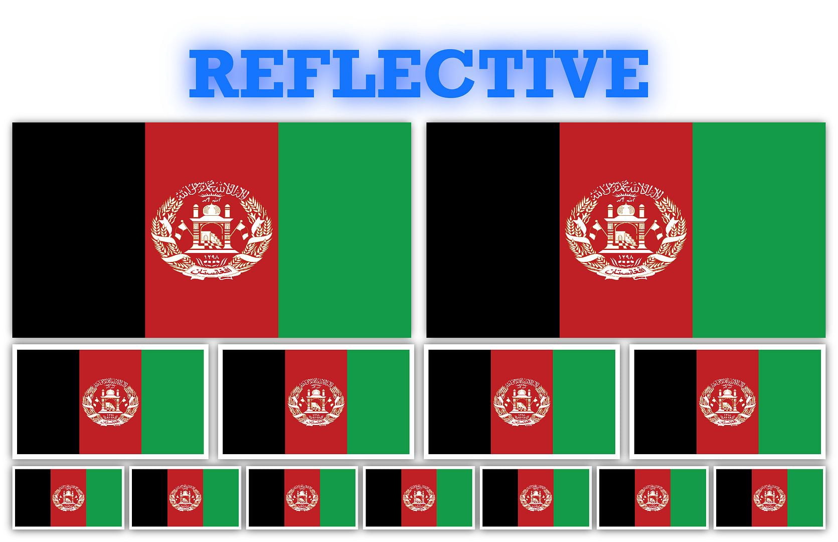 13 Pack Name Flags | (x2) 4x2 inch, (x4) 2x1 inch, (x7) 1x.5 inch flag ...