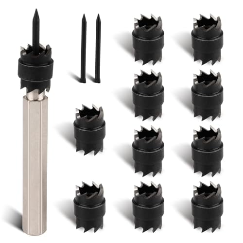 13-Pack Spot Weld Cutter Set, Double-Sided Drill Bit for Easy Spot Weld ...