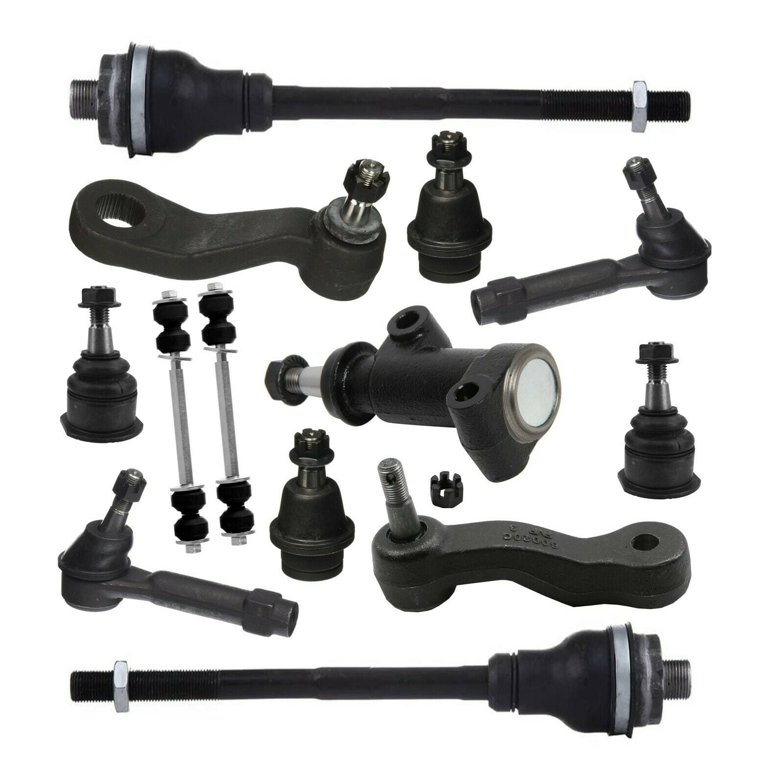 PartsW 13 Pc Control Kit for CHEVROLET SILVERADO 1999-2006: Tie Rods ...