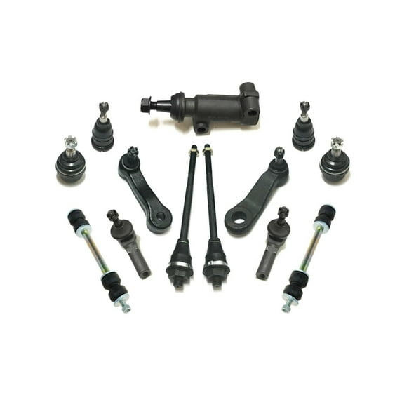 13 Pc Suspension Kit Upper & Lower Ball Joints, Sway Bar Links, Outer ...