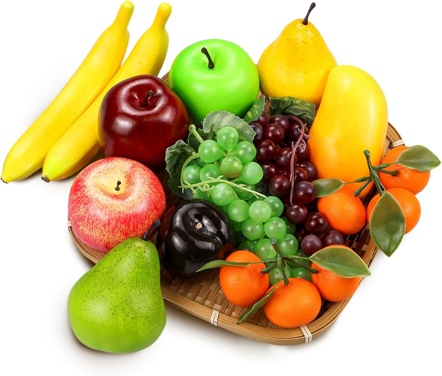 13 Pcs Artificial Fruits Pack, Fake Fruit Decoration Realistic Faux ...