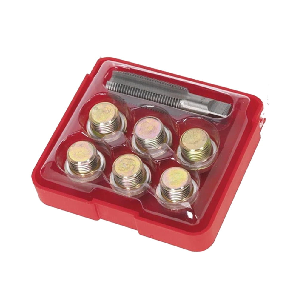 13 Pcs Auto Sump Drain Plug Removal Tool Oil Pan Thread Repair for Car ...