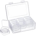 13 Pcs Bead Organizer Box, Plastic Storage Cases Mini Clear Containers ...
