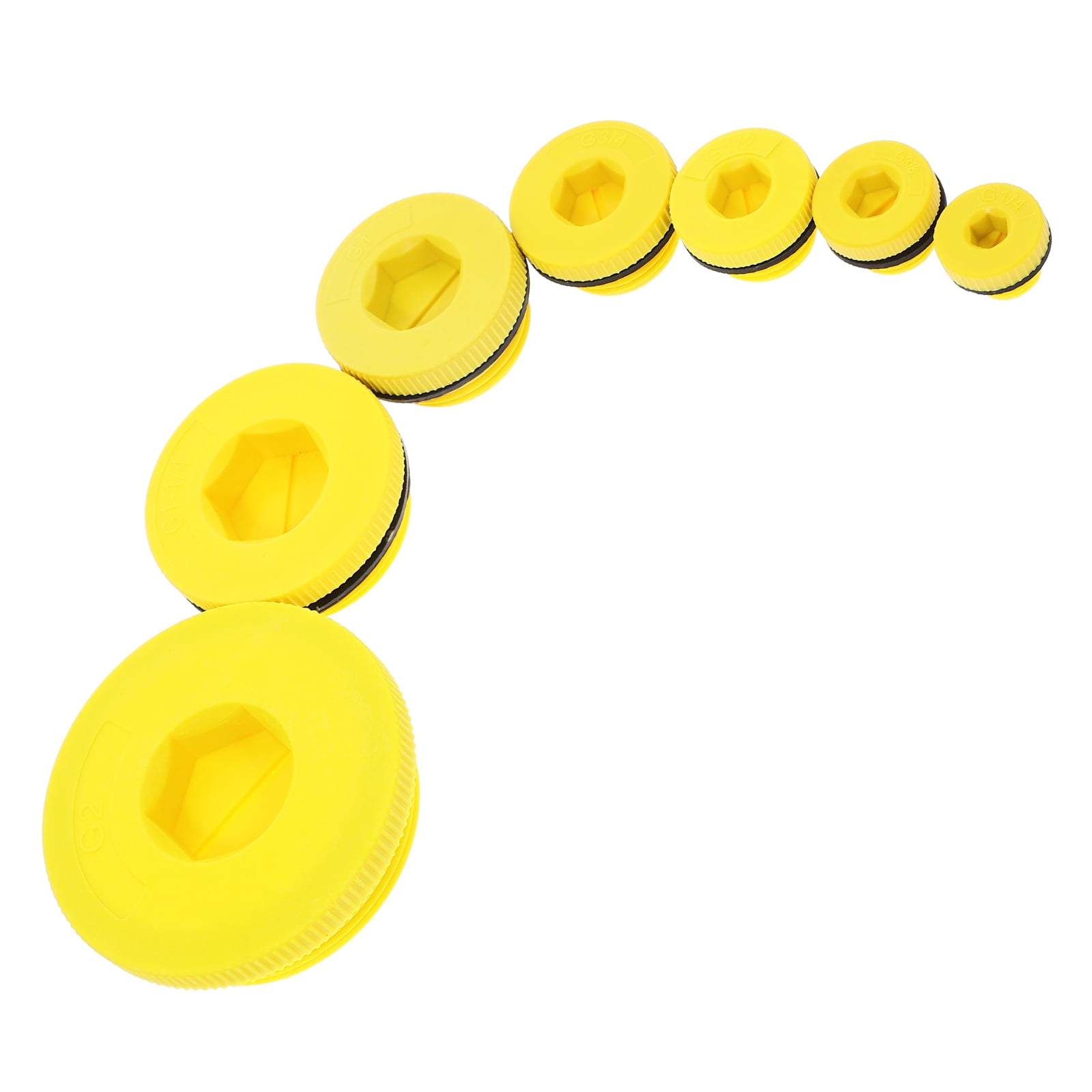 MLINS 13pcs Hole Plugs Socket Sealing Caps Screw End Cap Covers ...