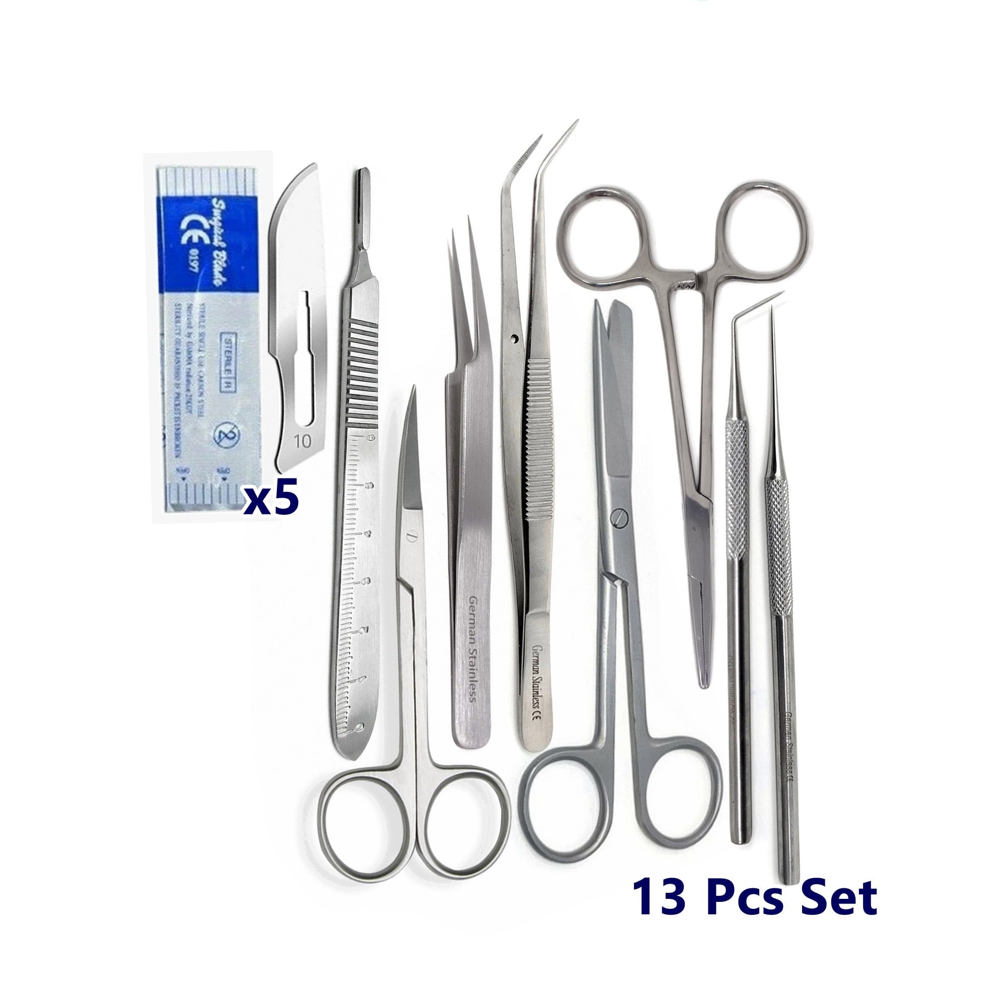 13 Pcs Precision Pick and Hook Hobby Building Basic DIY Tools Kit ...