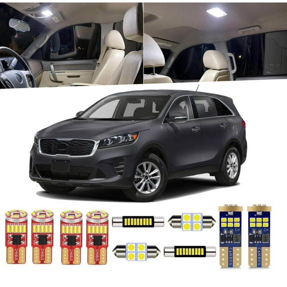 20In1 LED Interior Lights Bulbs Kit Car Trunk Dome License Plate Lamps ...