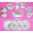 13 Piece Ceramic Tea Set - Walmart.com