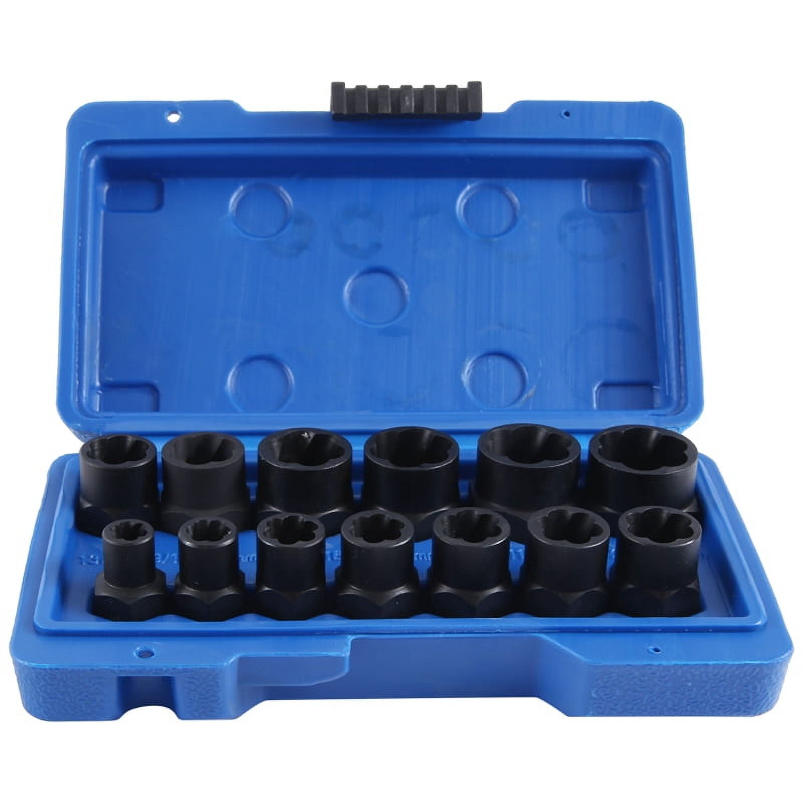 13-Piece Impact Bolt Nut Remover Set, Nut Extractor Socket, Bolt ...