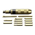13 Piece Impact Screwdriver Set With Solid Handle And Multiple Bit ...
