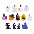 13 Piece Miniature Halloween Resin Ornament Witches Specter Pumpkin ...