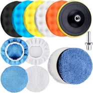 ZPAQI 4Pcs 7 inch Buffing Polishing Sponge Pads Kit For Car Polisher ...