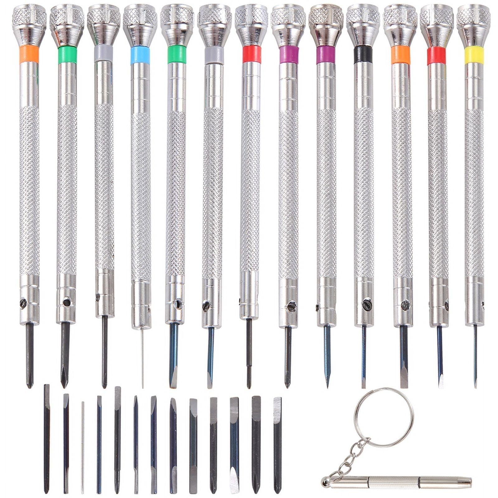 13 Pieces Mini Precision Watch Screwdriver Jeweler Watch Screwdriver ...