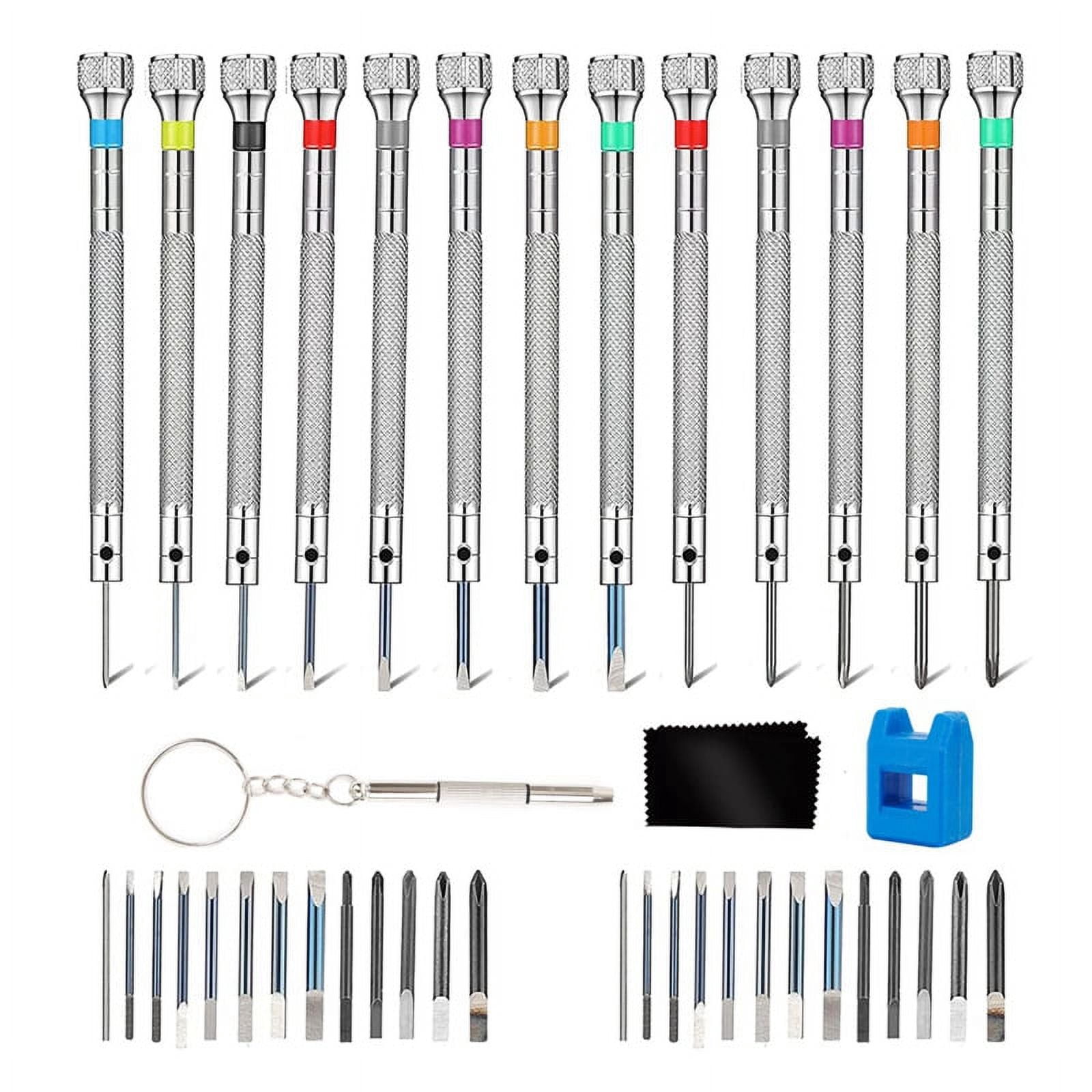 13 Pieces Watch Screwdriver -Jewelers Screwdriver -with 26 Extra Pieces ...
