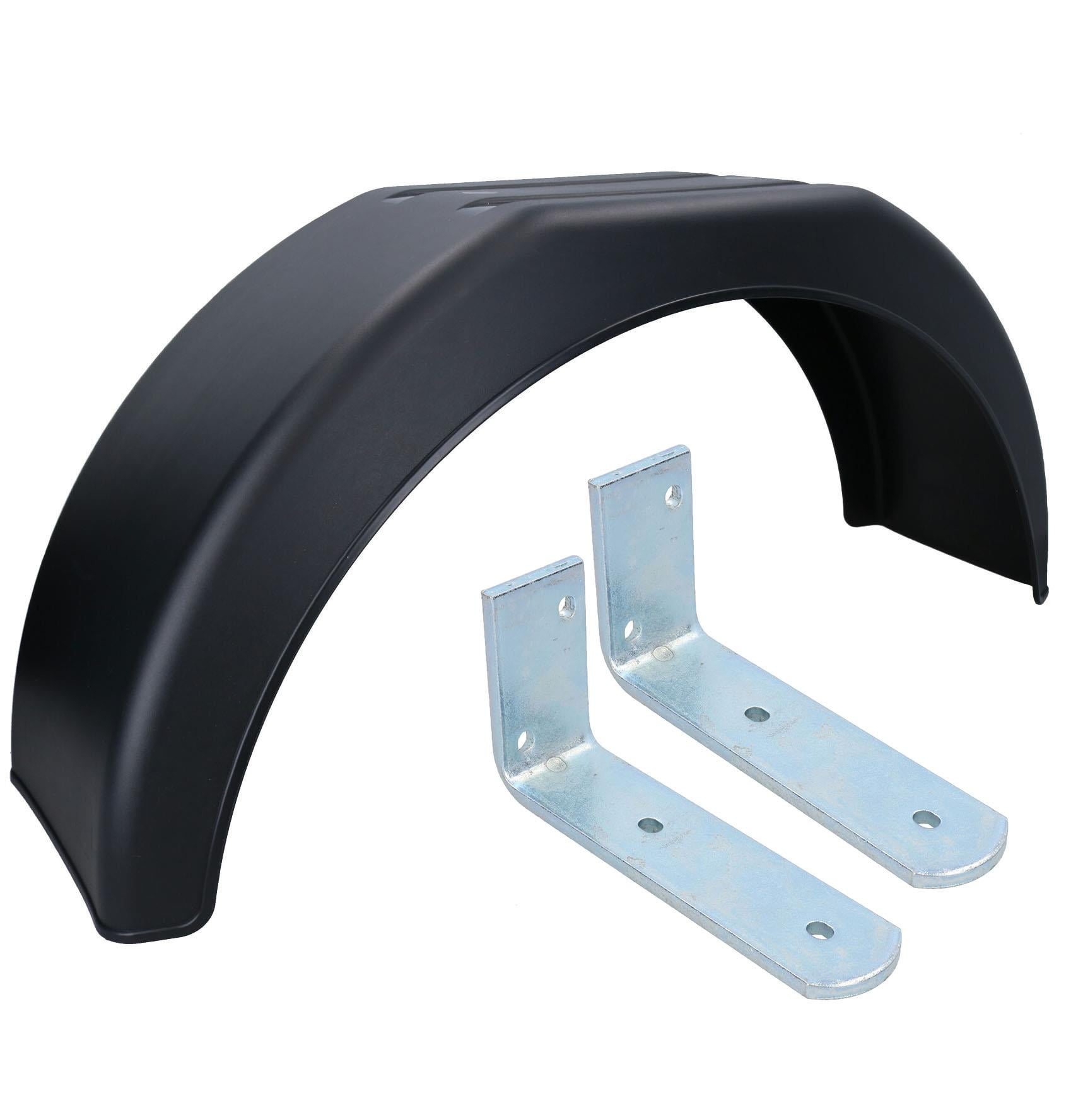 13" Plastic Mudguard Fender (Single) Flush Fit & 2 (SMALL) Angle ...