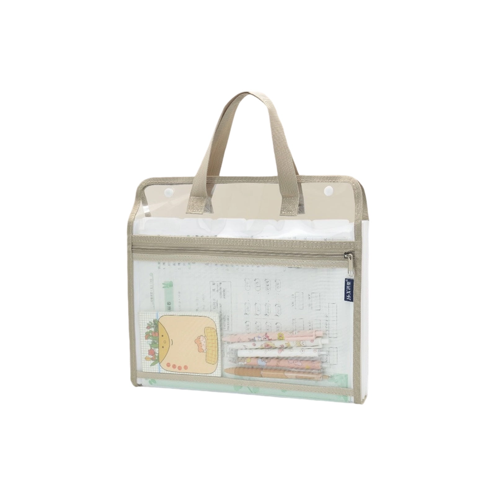 13 Pocket Expandable Folder Water Resistant PVC File Organiser Document ...