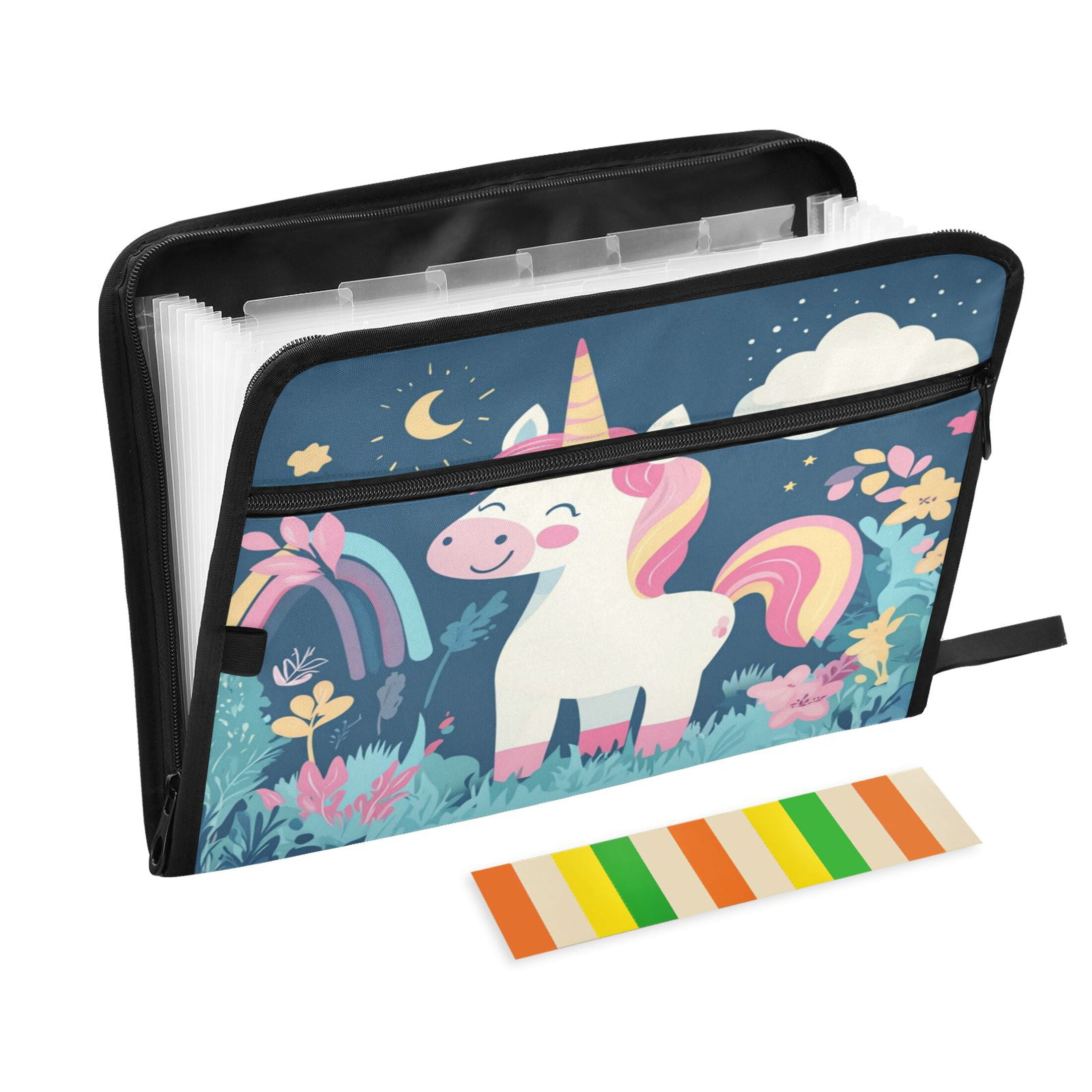 13-Pocket Expanding File Folder A4 Size Organizer Folder for School and ...