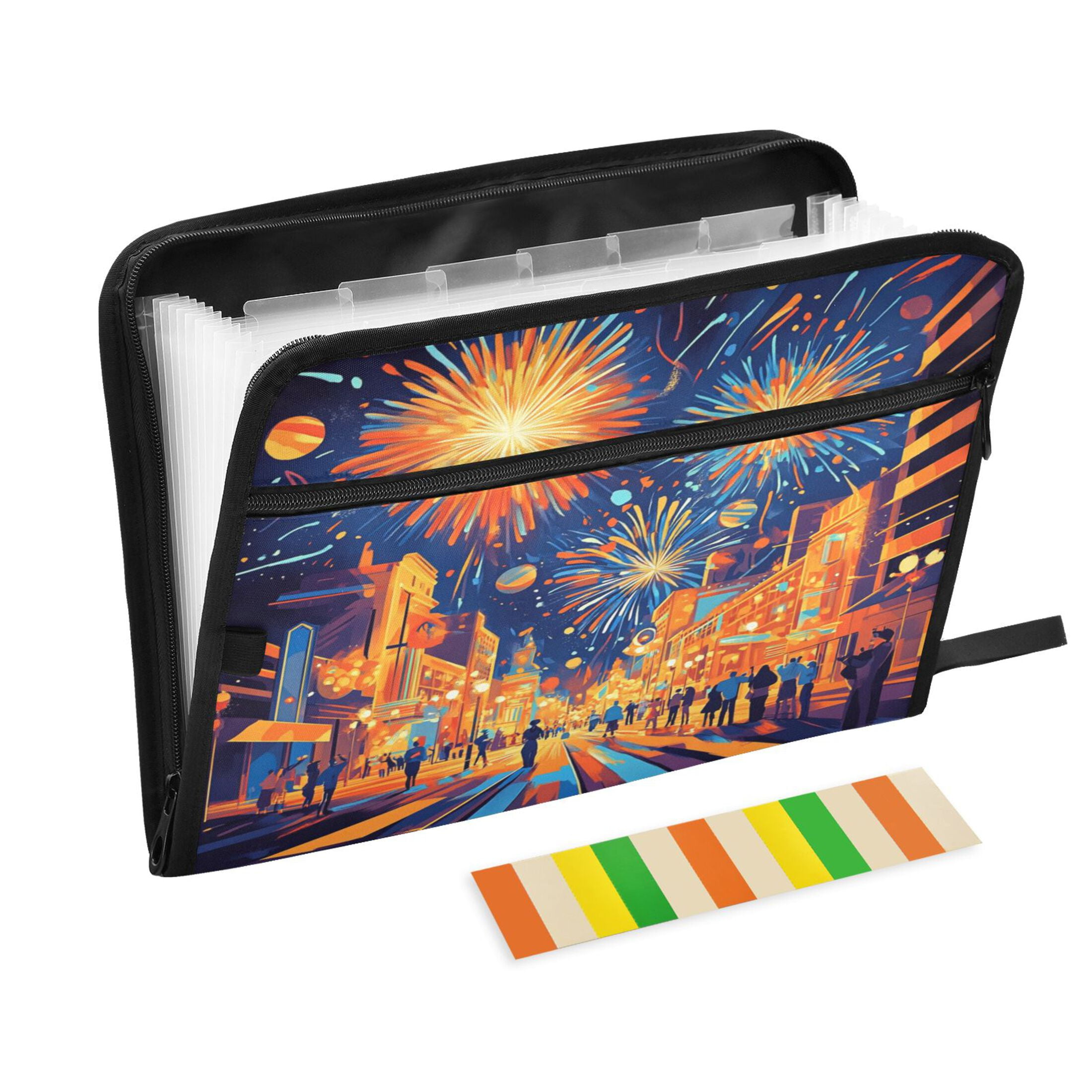13-Pocket Expanding File Folder A4 Size Organizer Folder for School and ...