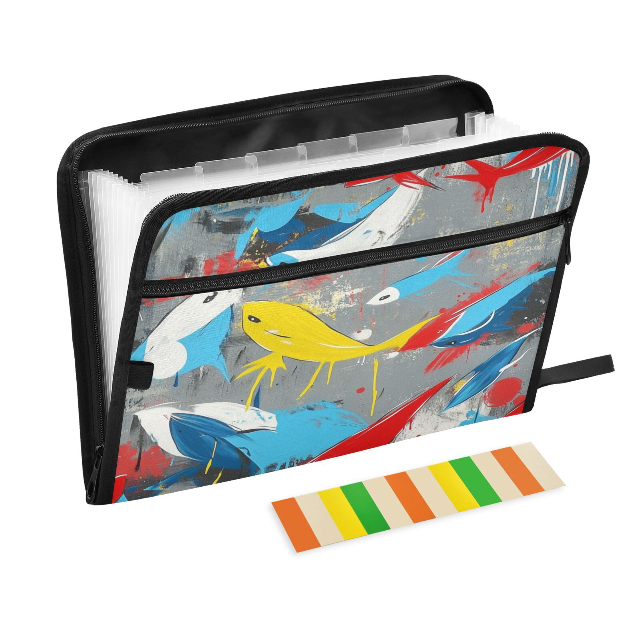 13-Pocket Expanding File Folder A4 Size Organizer Folder for School and ...