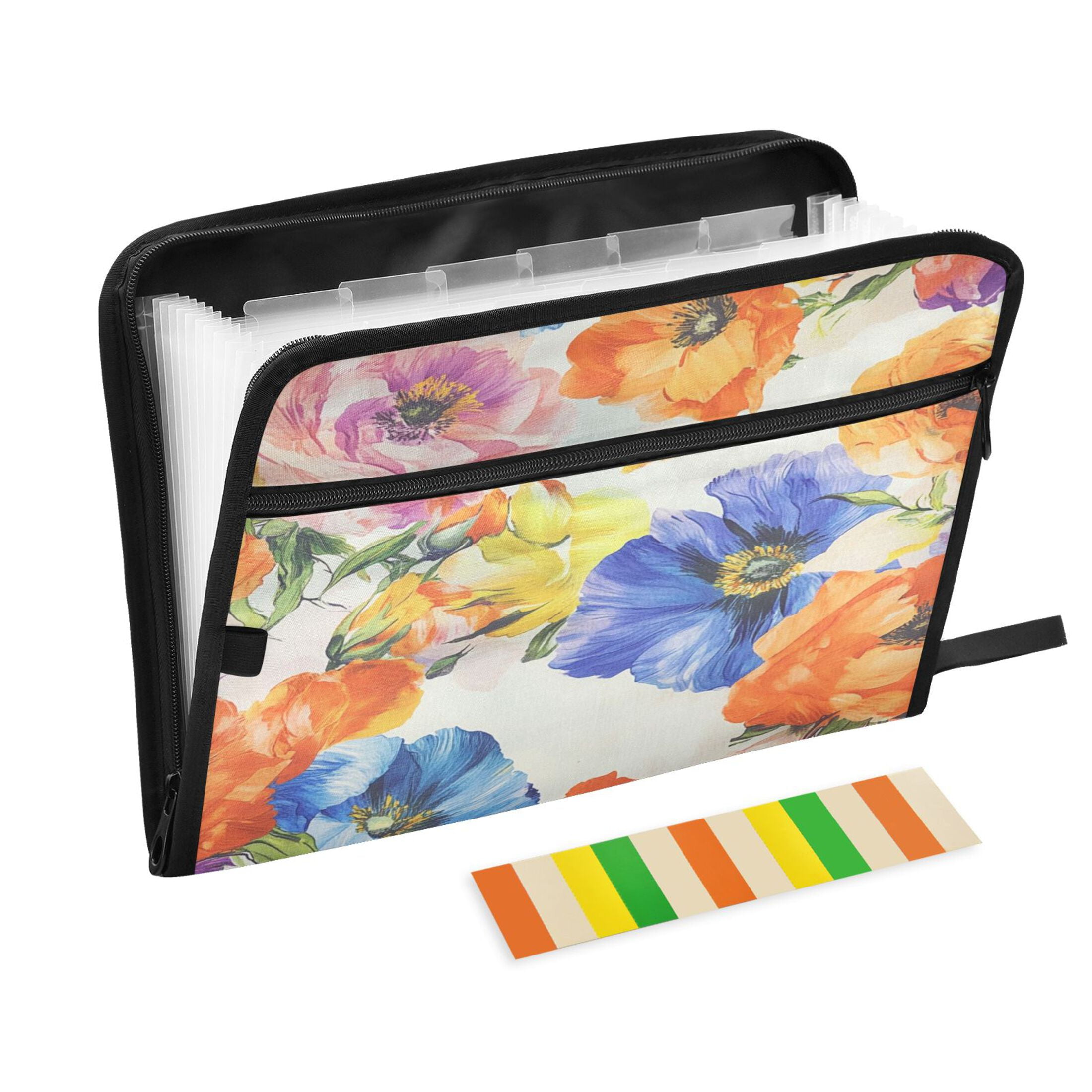13-Pocket Expanding File Folder A4 Size Organizer Folder for School and ...