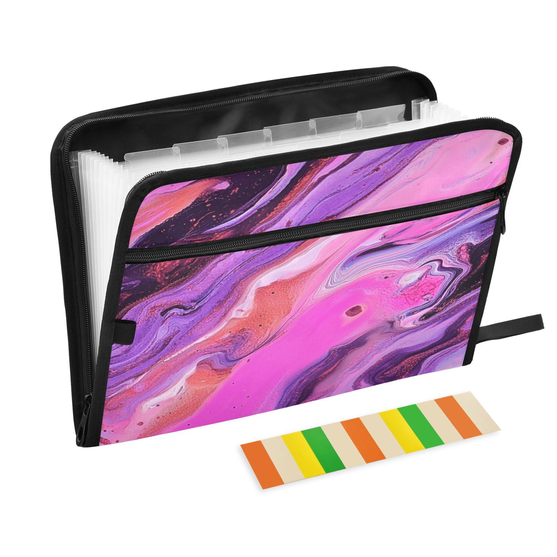 13-Pocket Expanding File Folder A4 Size Organizer Folder for School and ...