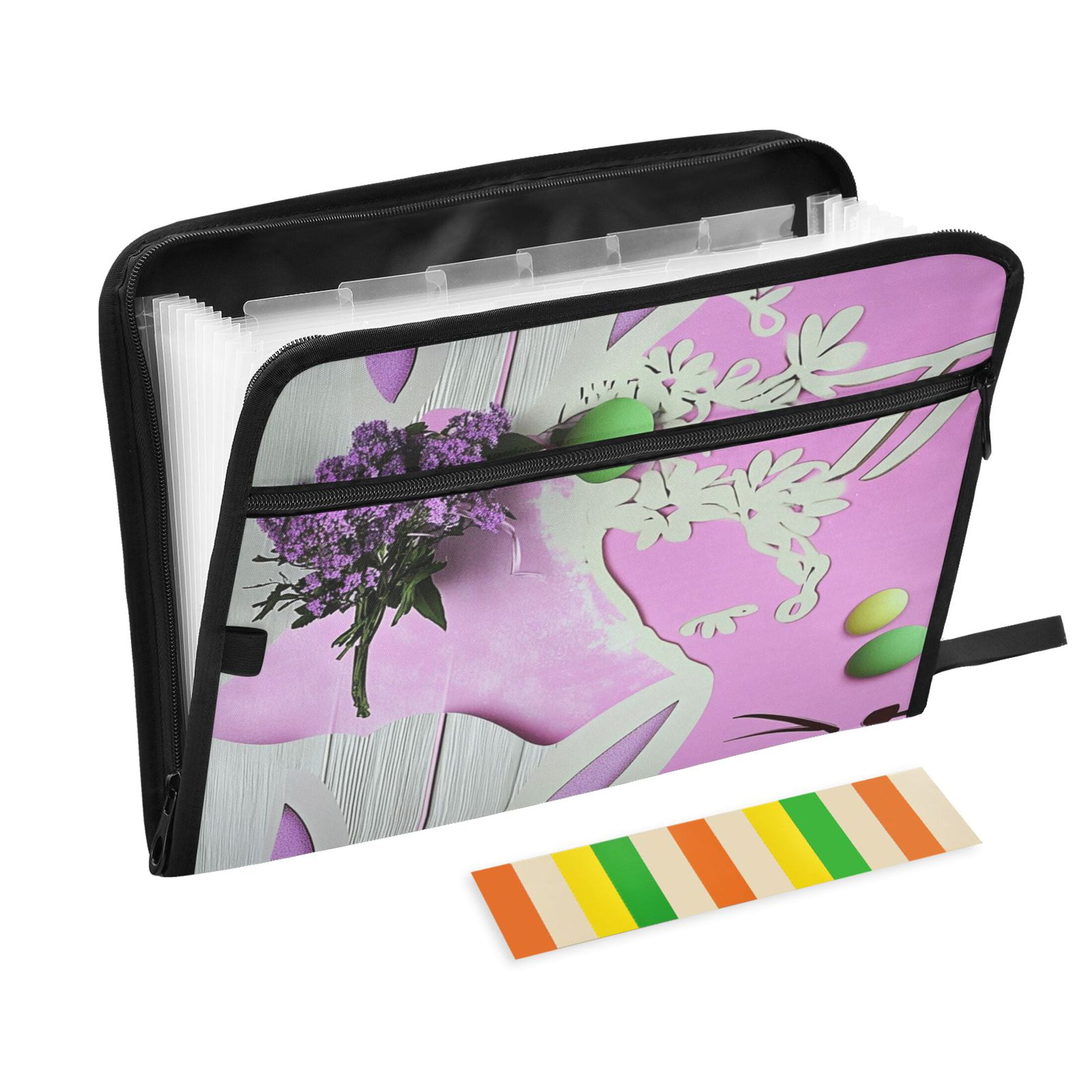 13-Pocket Expanding File Folder A4 Size Organizer Folder for School and ...