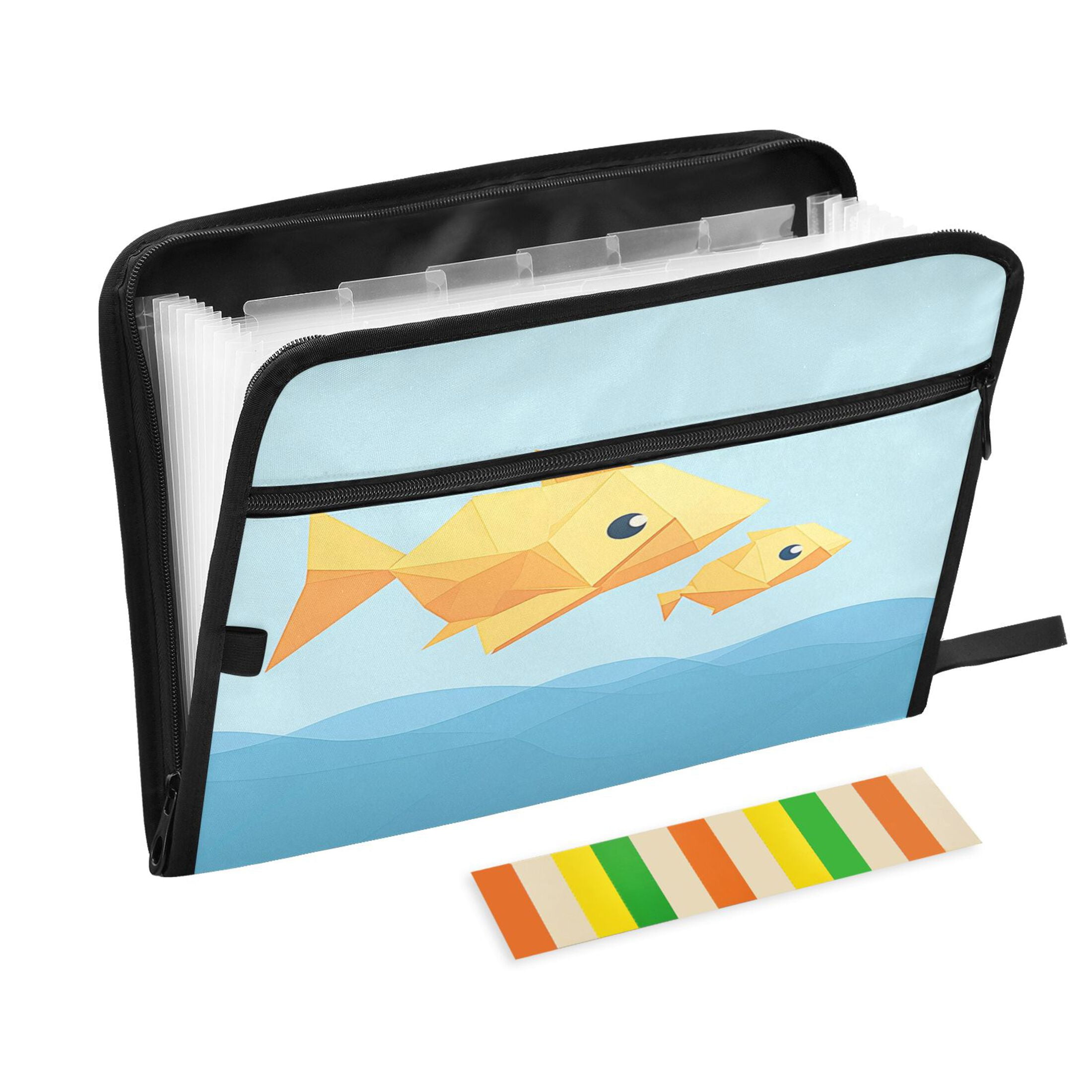 13-Pocket Expanding File Folder A4 Size Organizer Folder for School and ...