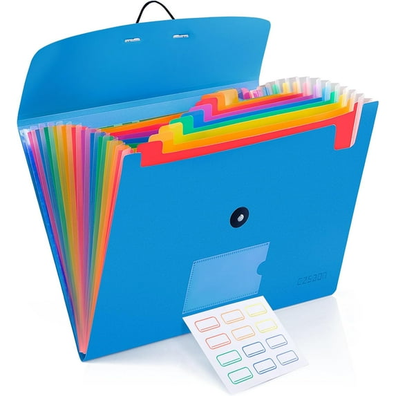13 Pocket Expanding File Folder A4 Letter Size, Accordion Document ...