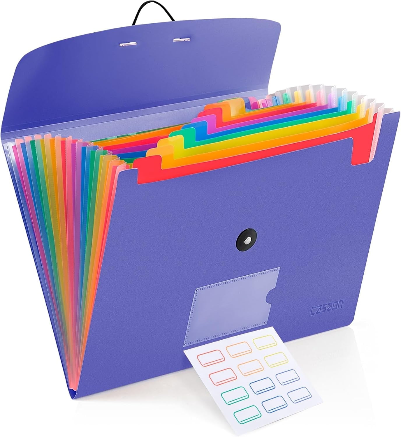 13 Pocket A4 Letter Size Expanding File Folder Accordion File Organizer ...