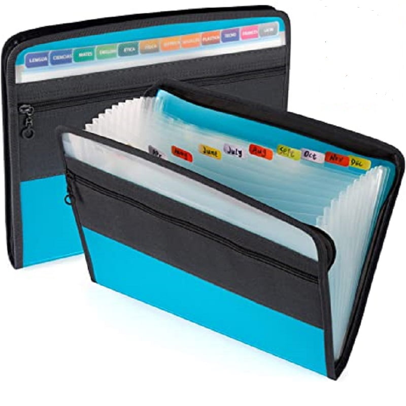 13 Pocket Expanding File Folder Accordion File Folder Document ...