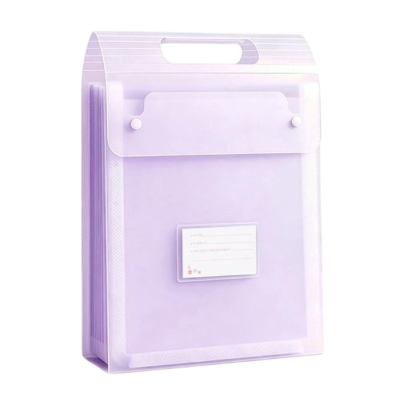 13-Pocket Expanding File Folder with Handle, Vertical Accordion Files ...