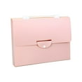 13 Pocket Expanding File Folder Holds 500Sheets Letter Size Document Folder Big Capacity ...